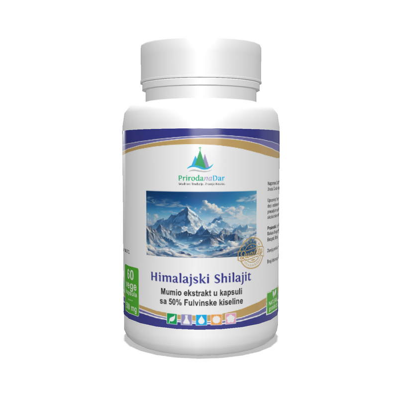 Himalajski Shilajit u kapsuli sa 50% fulvinske kiseline 60 x 500 mg ...