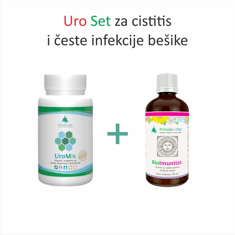 Uro Set za cistitis i hronične upale bešike | Priroda na dar - Srbija